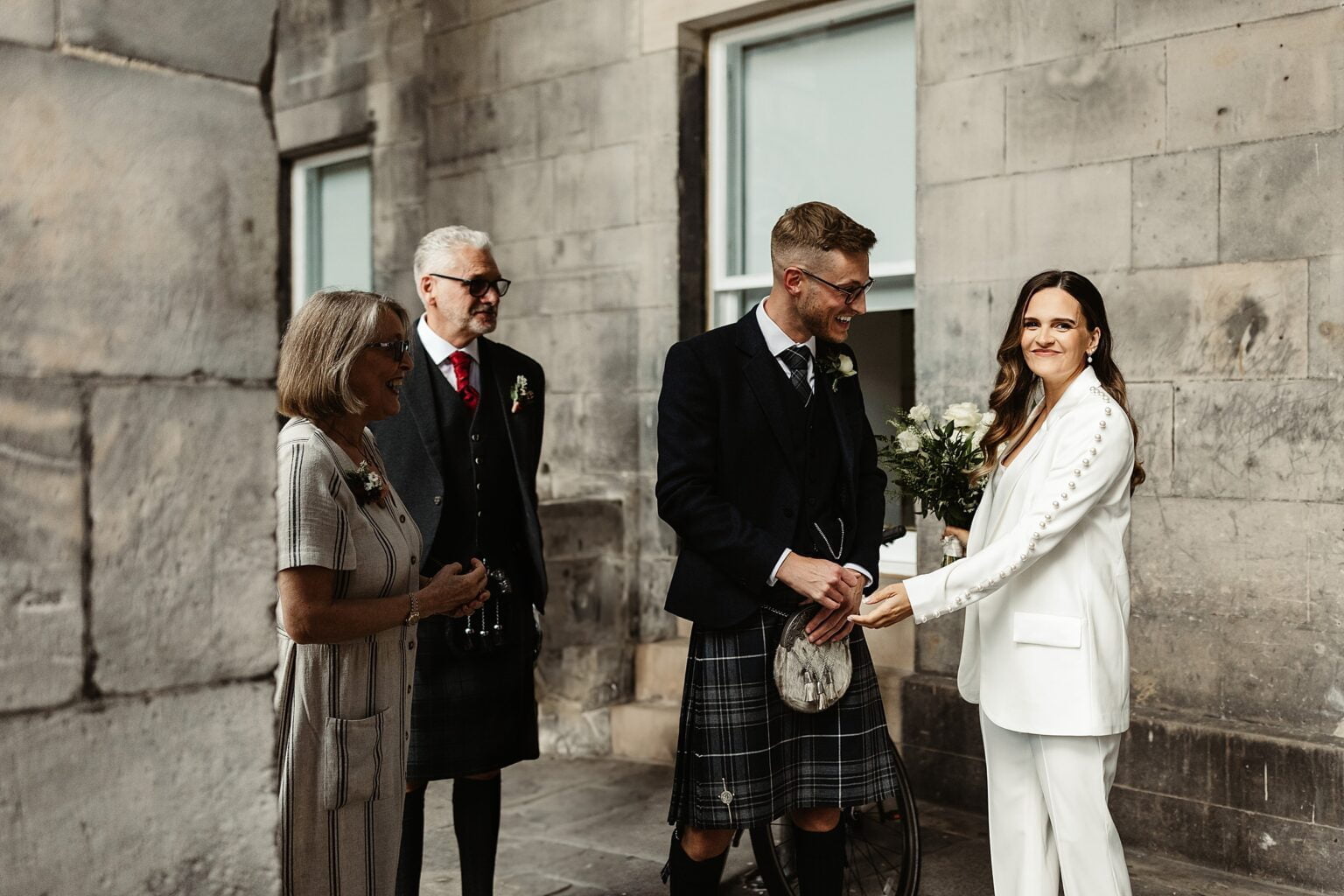 Fiona & Ross' ELEGANT EDINBURGH ELOPEMENT
